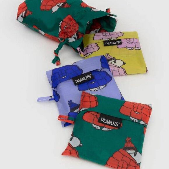 BAGGU | Bags | Nwt Standard Baggu Set Peanuts Puffer Snoopy | Poshmark